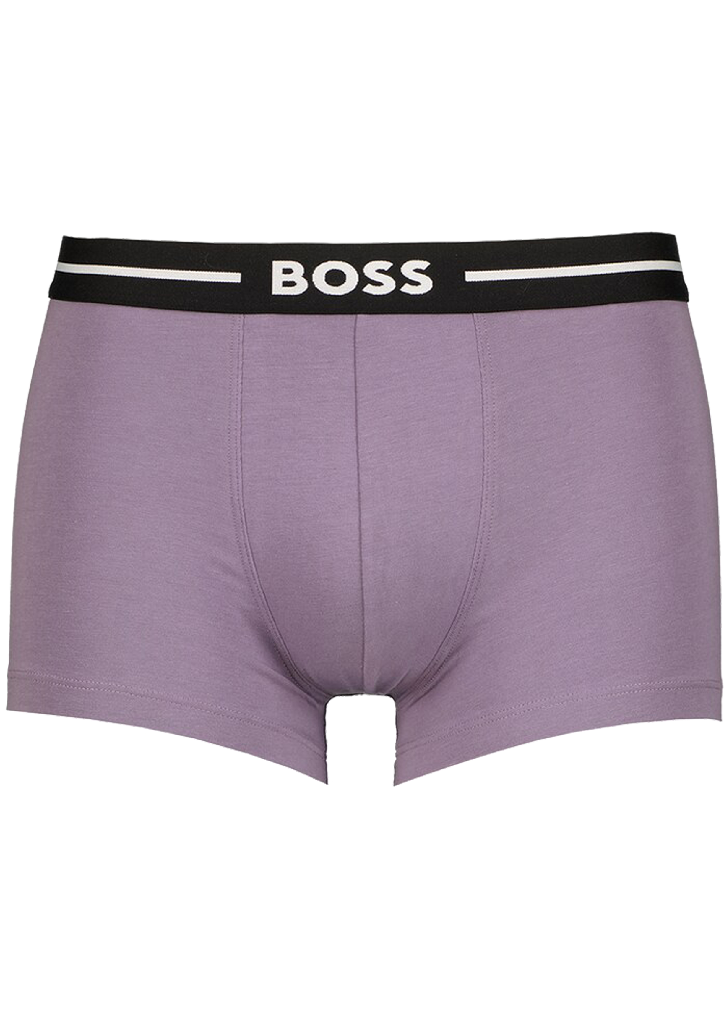 HUGO BOSS Bold trunks (3-pack), heren boxers kort, zwart, lila, grijs
