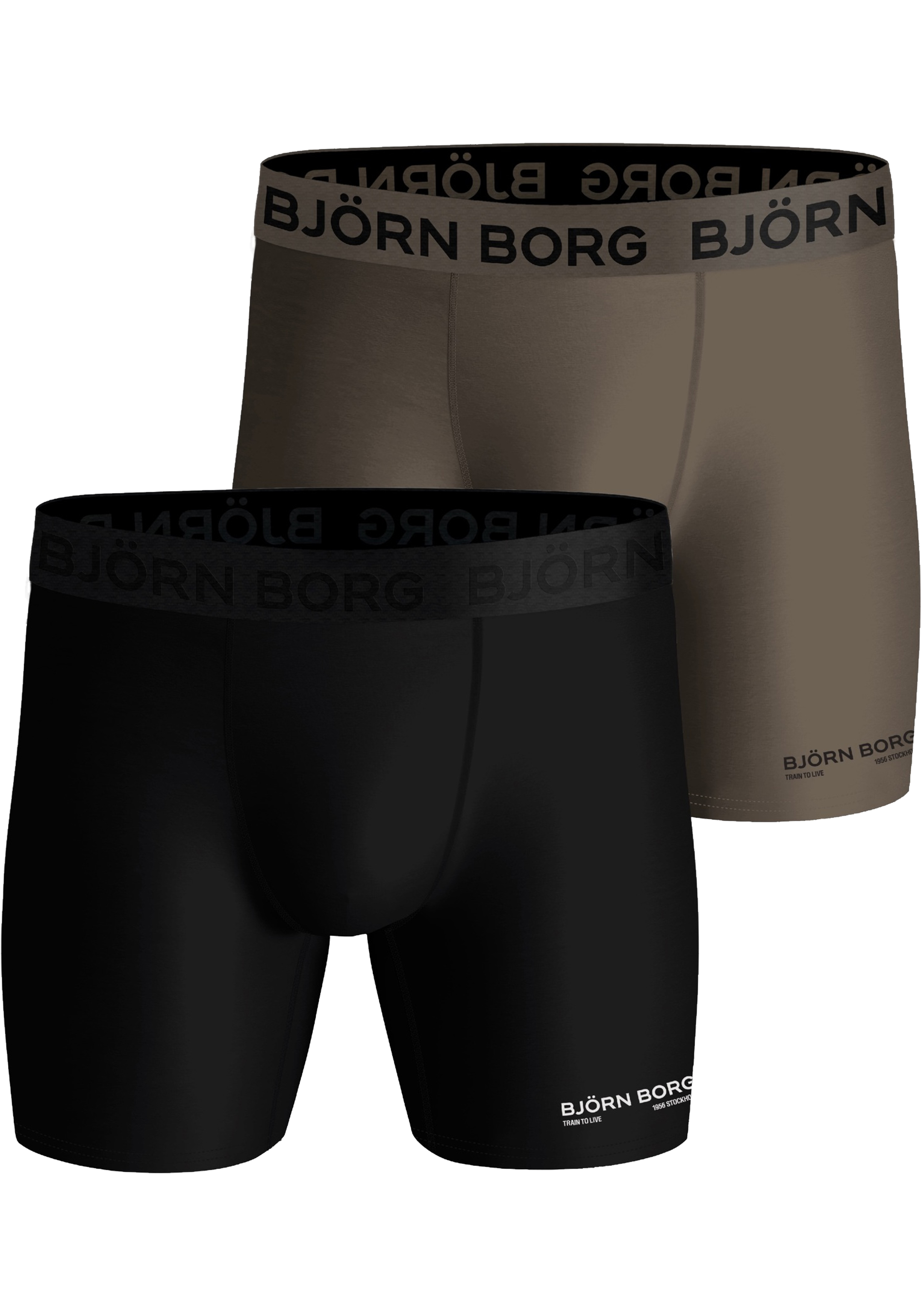 Bjorn Borg Performance boxers, microfiber heren boxers lange pijpen (2 ...