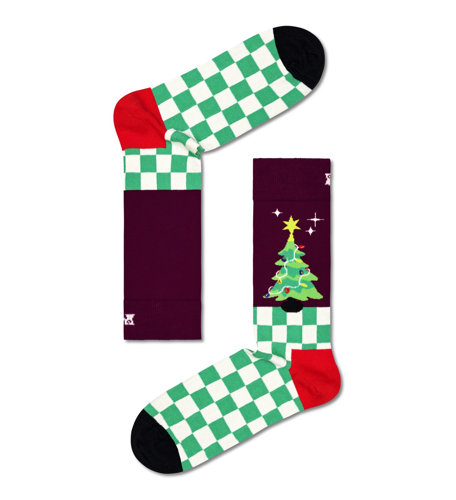Happy Socks Christmas Tree Sock, unisex sokken