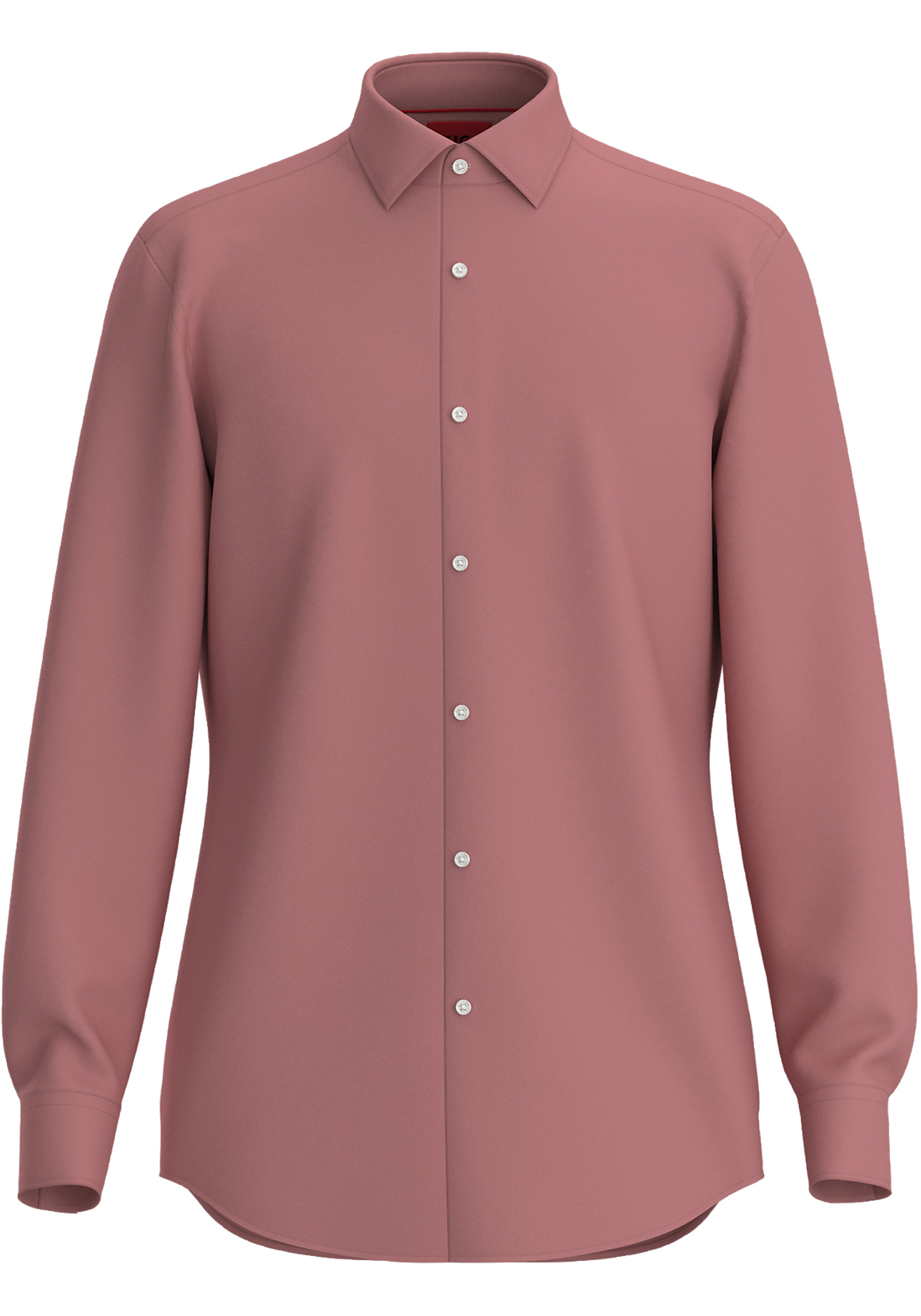HUGO Kenno slim fit overhemd, popeline, roze