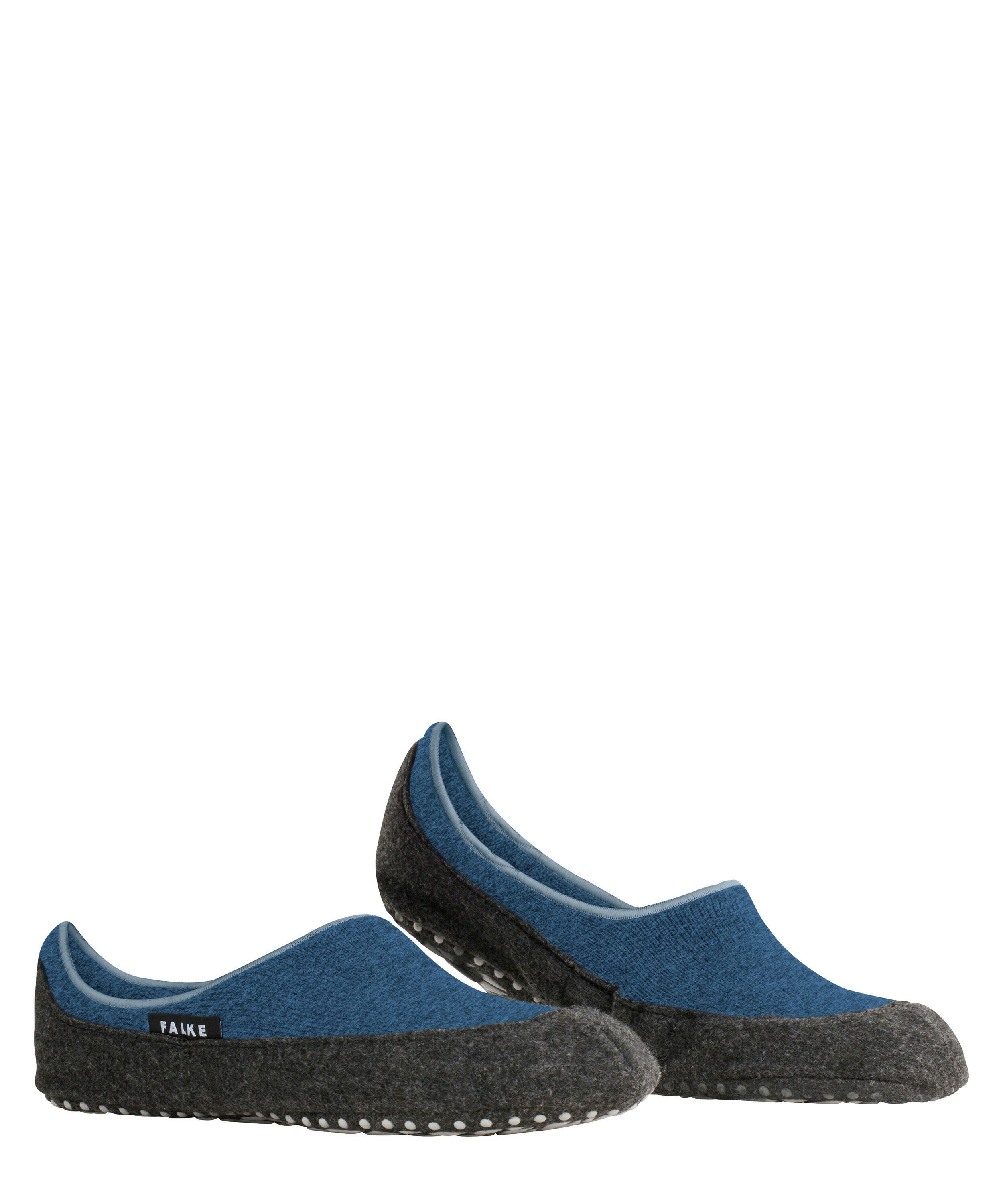 FALKE Cosyshoe heren pantoffels, blauw (poseidon)