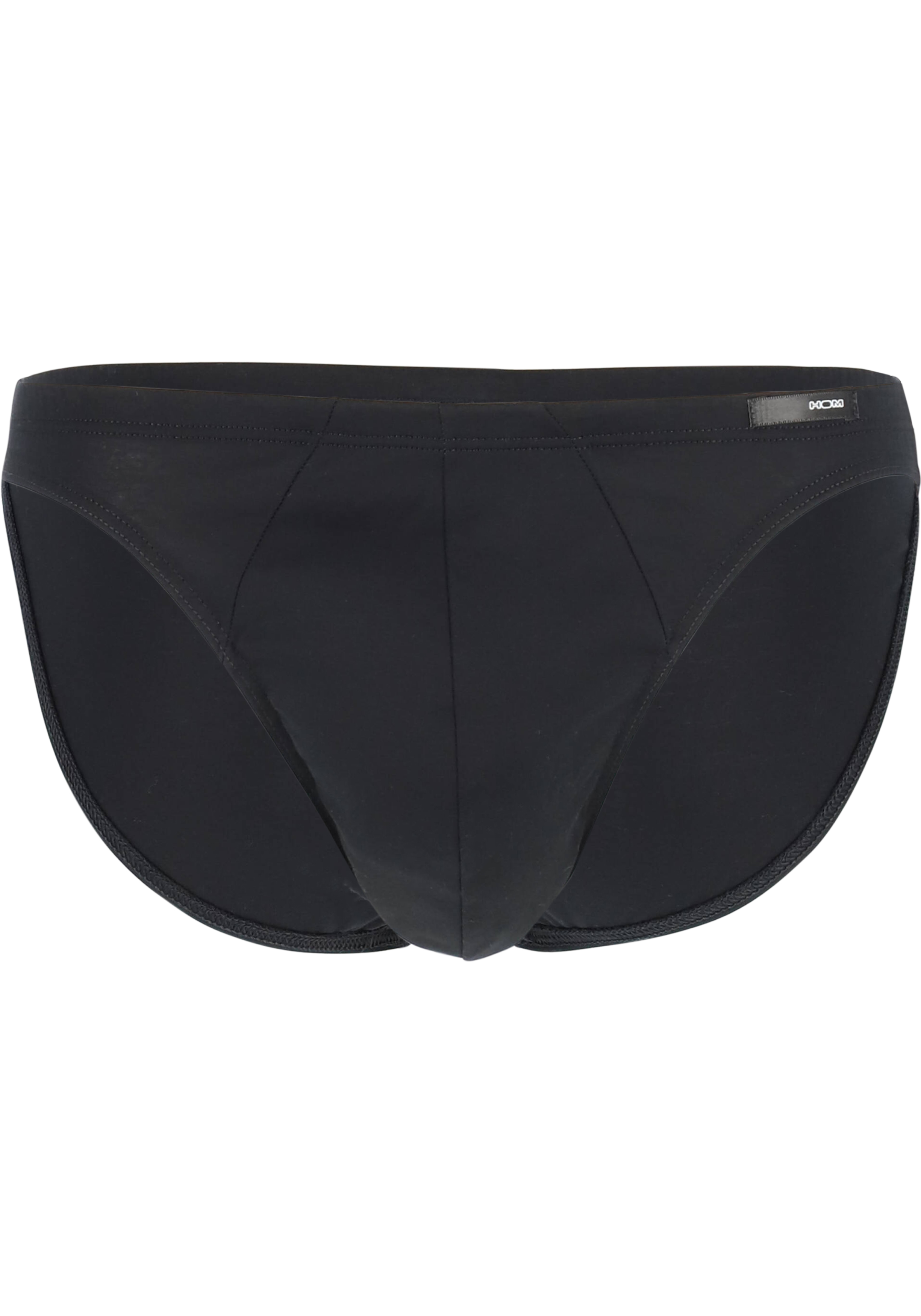 HOM Premium cotton comfort micro briefs (1-pack), herenslip, zwart