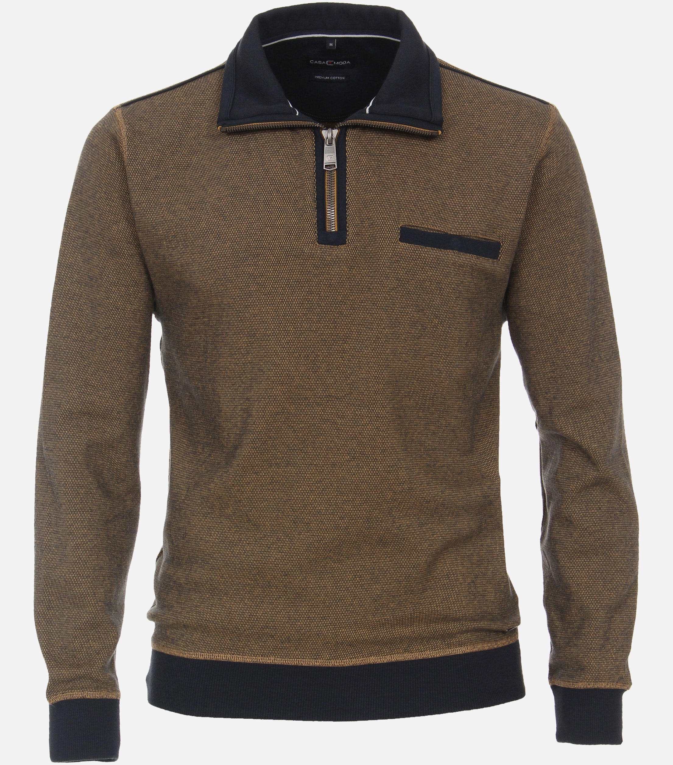 CASA MODA comfort fit schipperstrui, geel melange