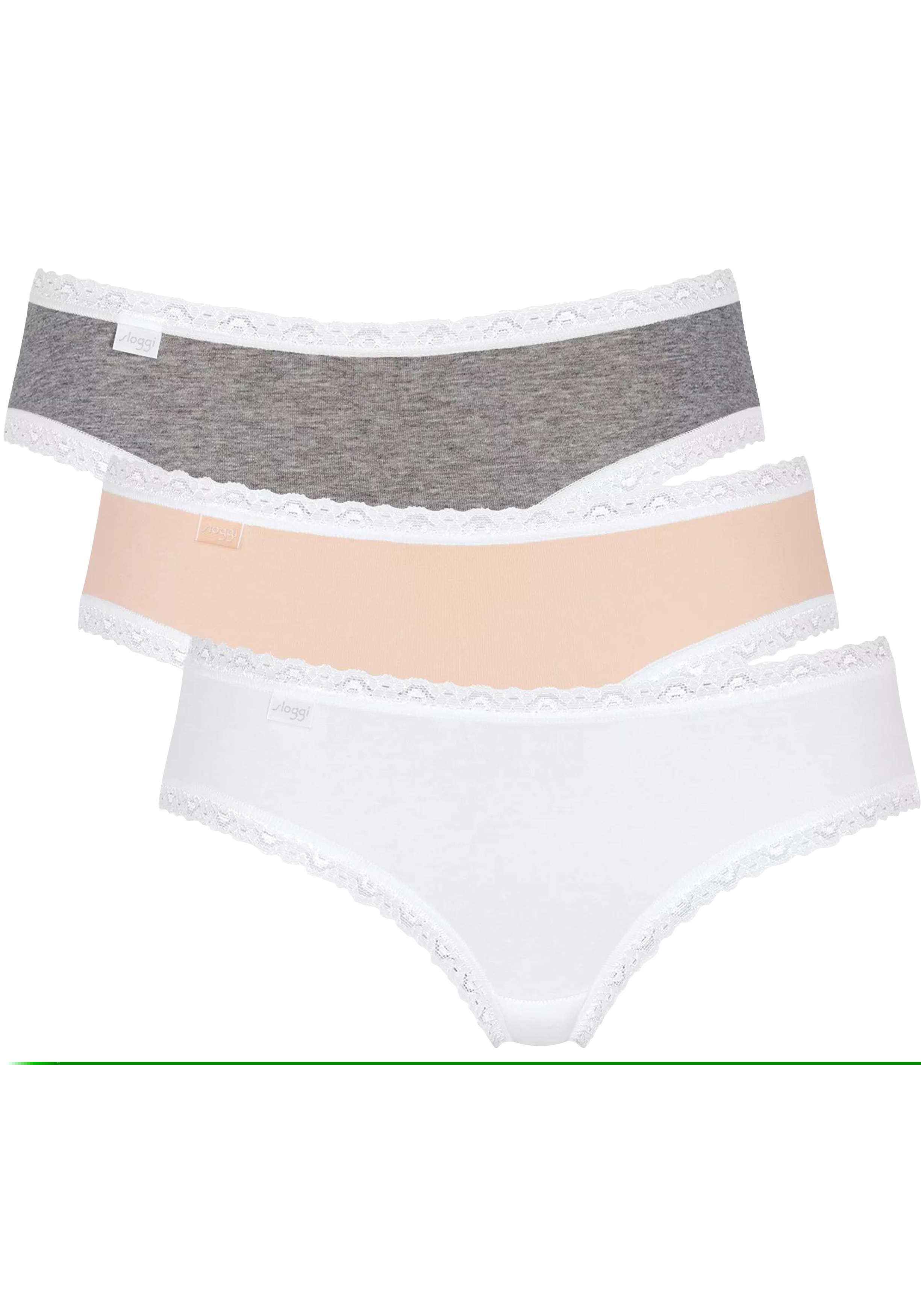 Sloggi Women 24/7 Weekend Hipster (3-pack), dames slip, verschillende ...