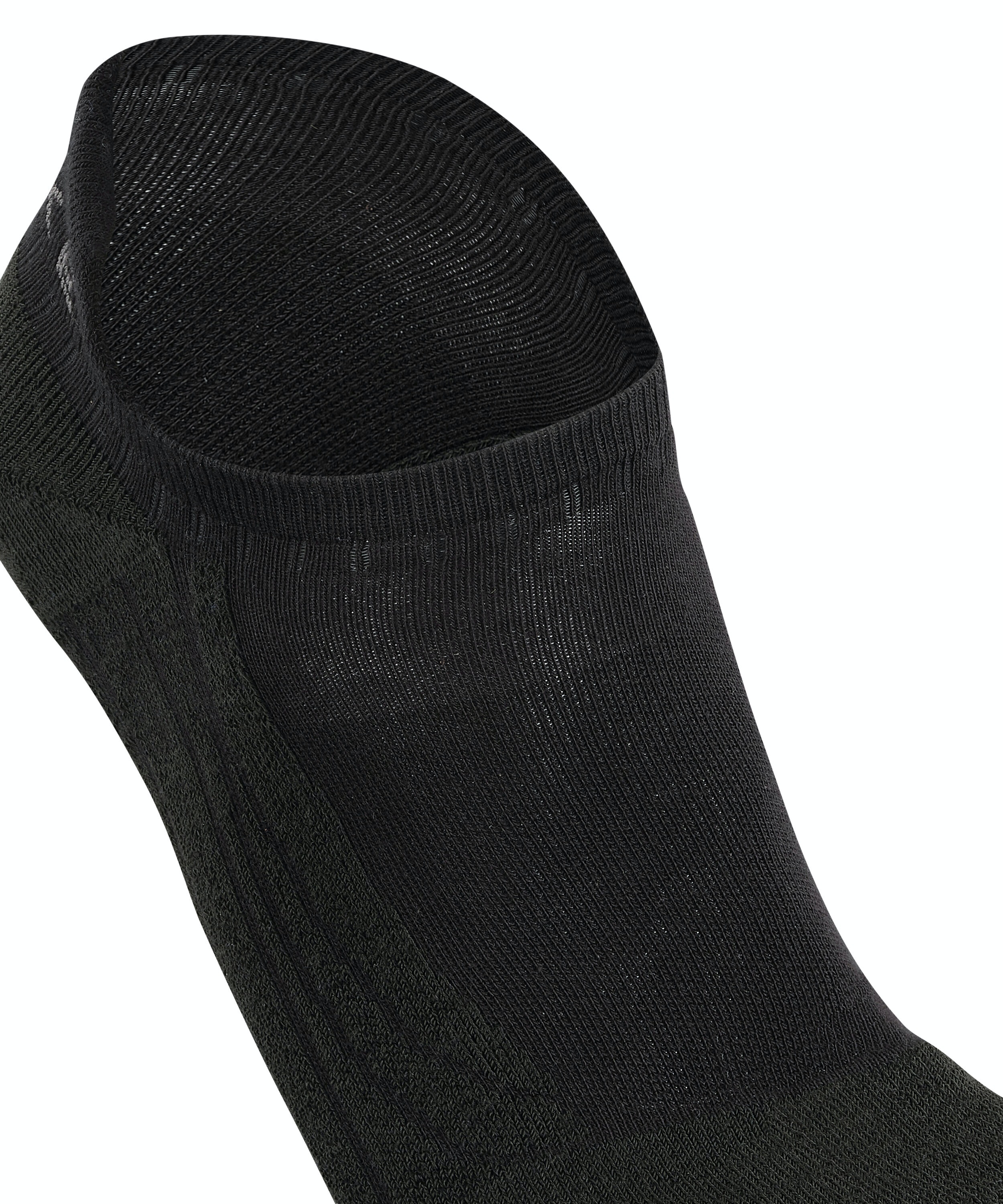 FALKE GO2 Invisible dames golf kousenvoetjes, zwart (black)