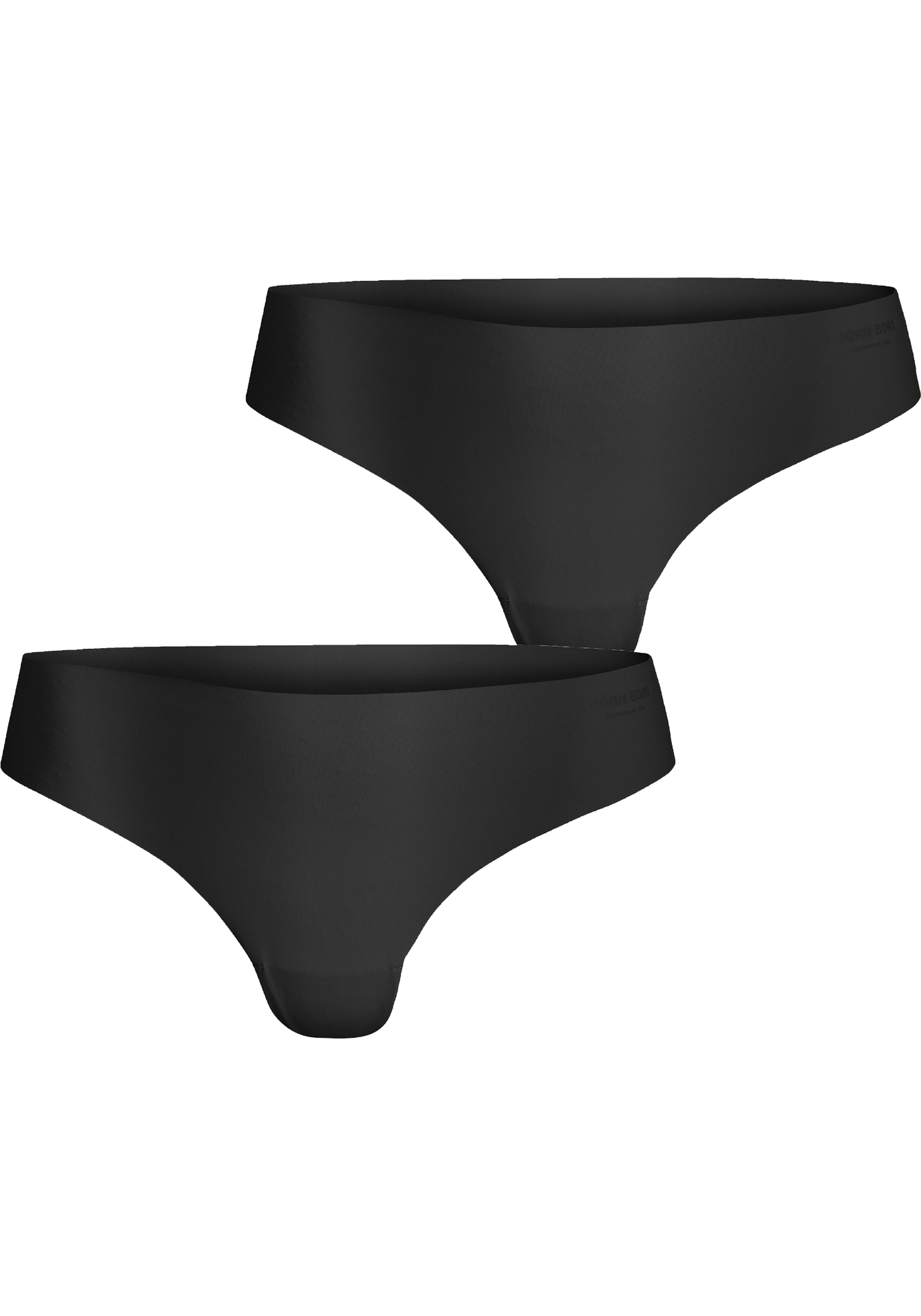 Bjorn Borg dames Performance thong, string (2-pack), zwart