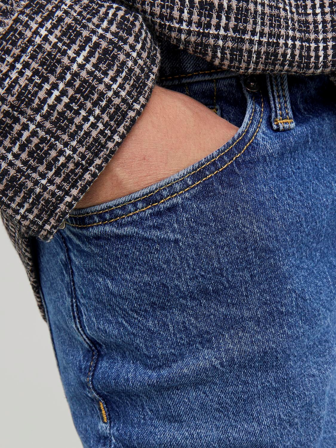 JACK & JONES Clark Evan regular fit, heren jeans, denimblauw