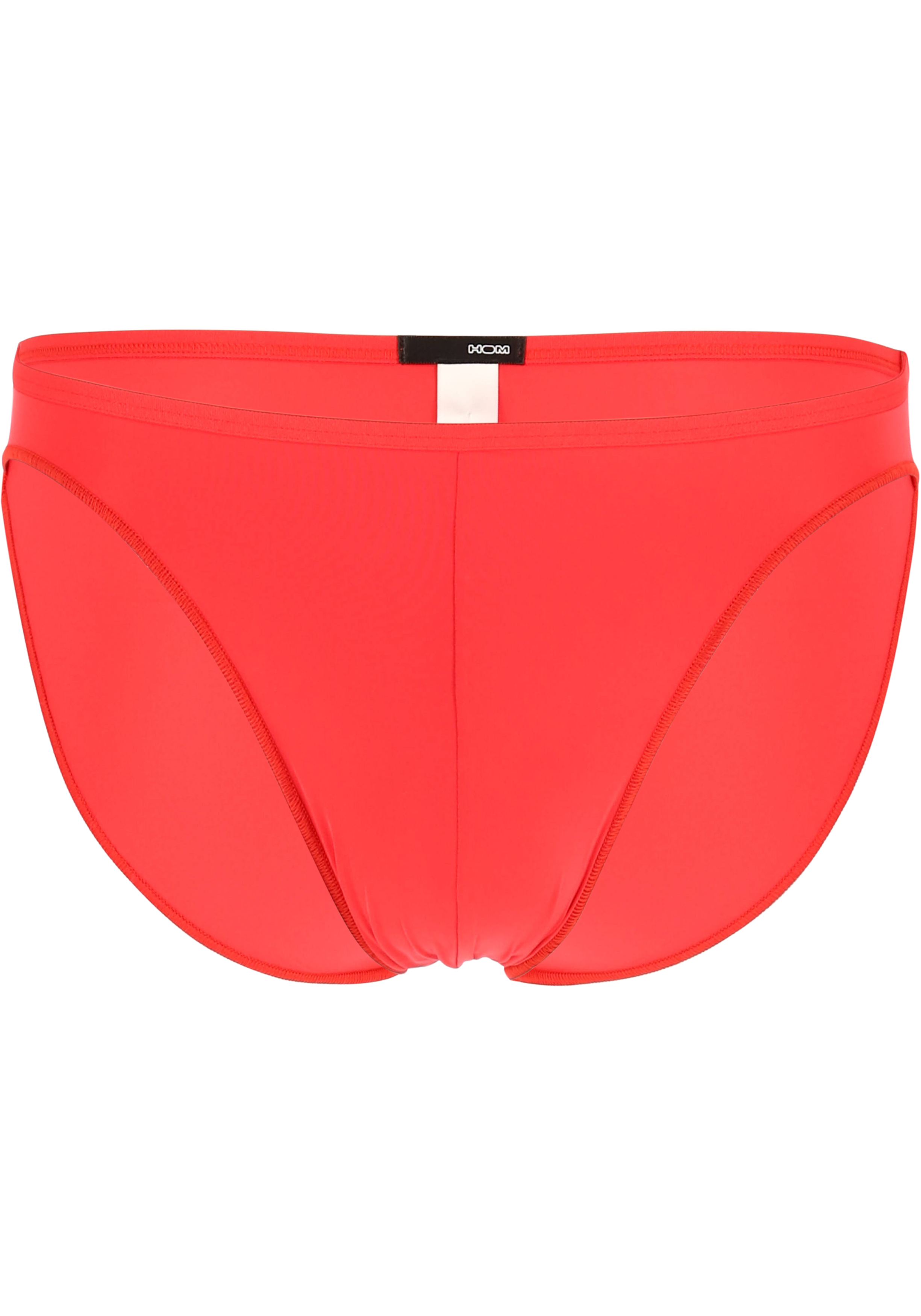 HOM Plumes micro briefs (1-pack), heren micro slip microfiber, rood