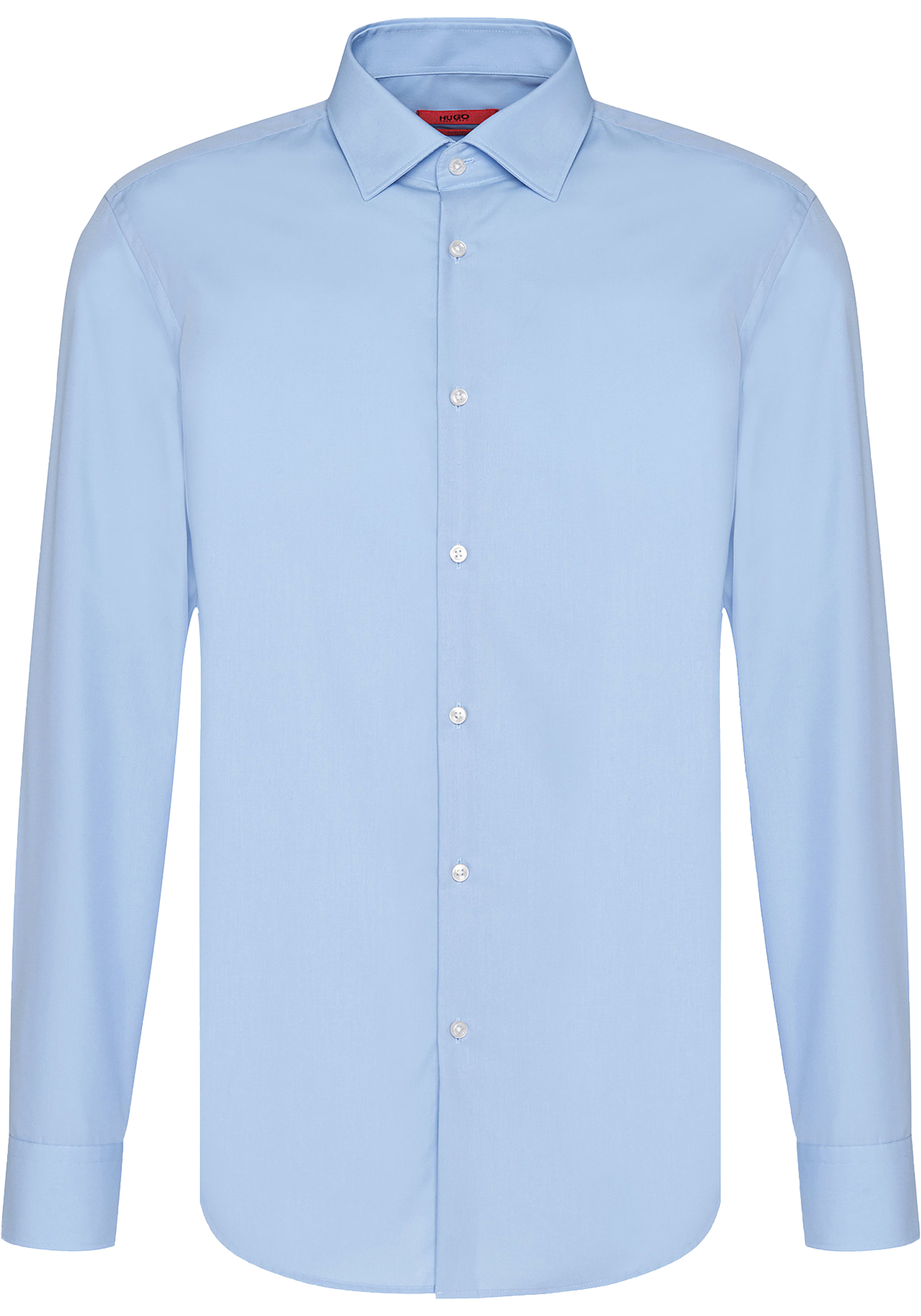 HUGO Kenno slim fit overhemd, popeline, blauw