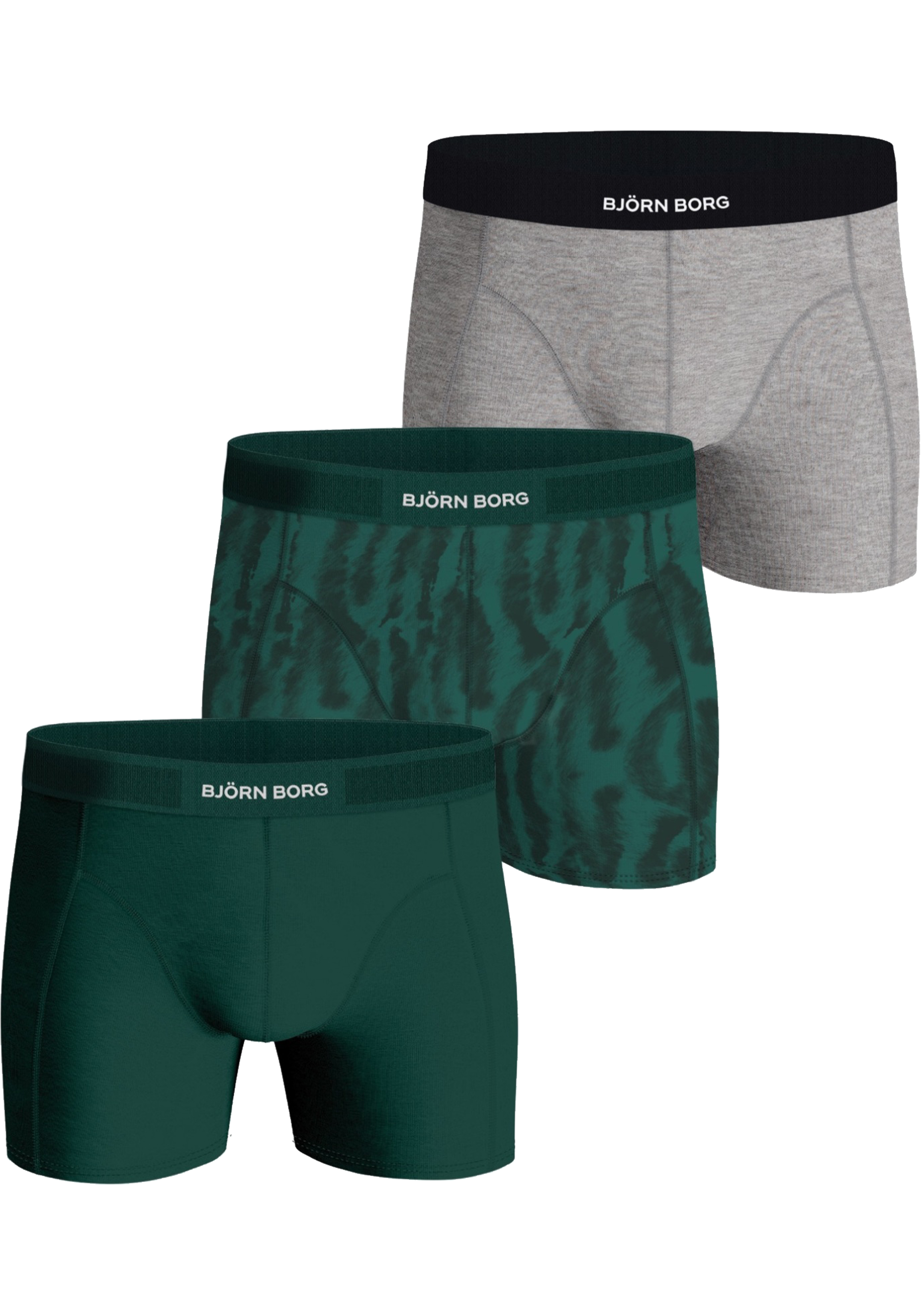 Bjorn Borg Cotton Stretch boxers, heren boxers normale lengte (3-pack ...