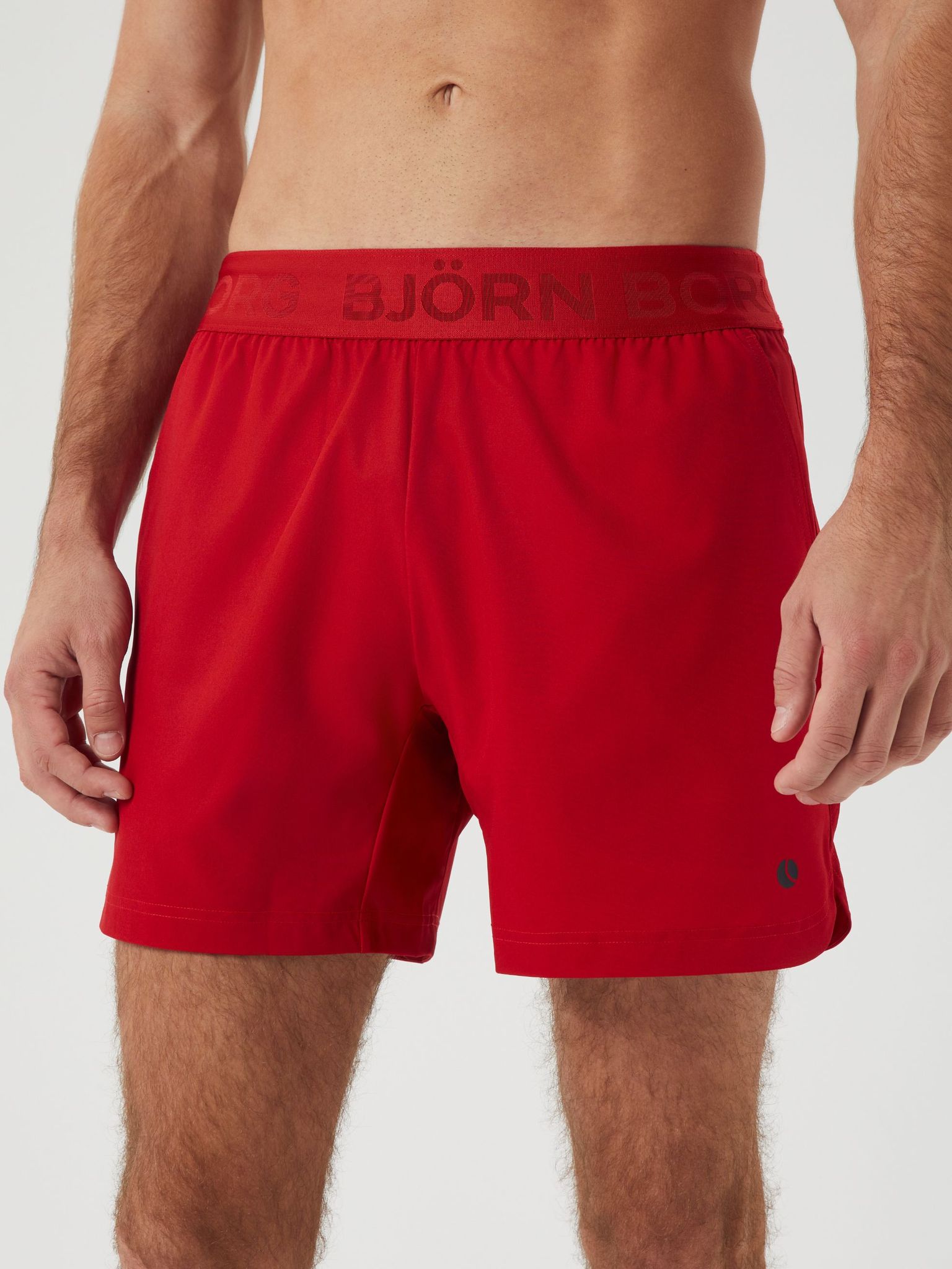 Bjorn Borg Ace Short Shorts, heren broek kort, rood